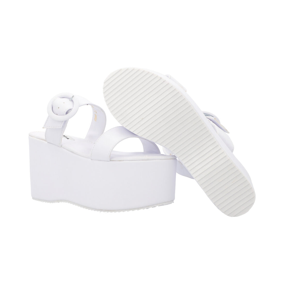 Sandalia de Plataforma Trendy Para Mujer Ariana Blanco – Platonia